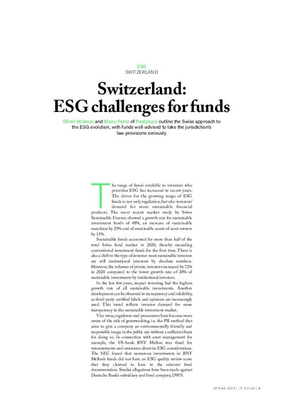 Oliver Widmer | Pestalozzi Attorneys at Law